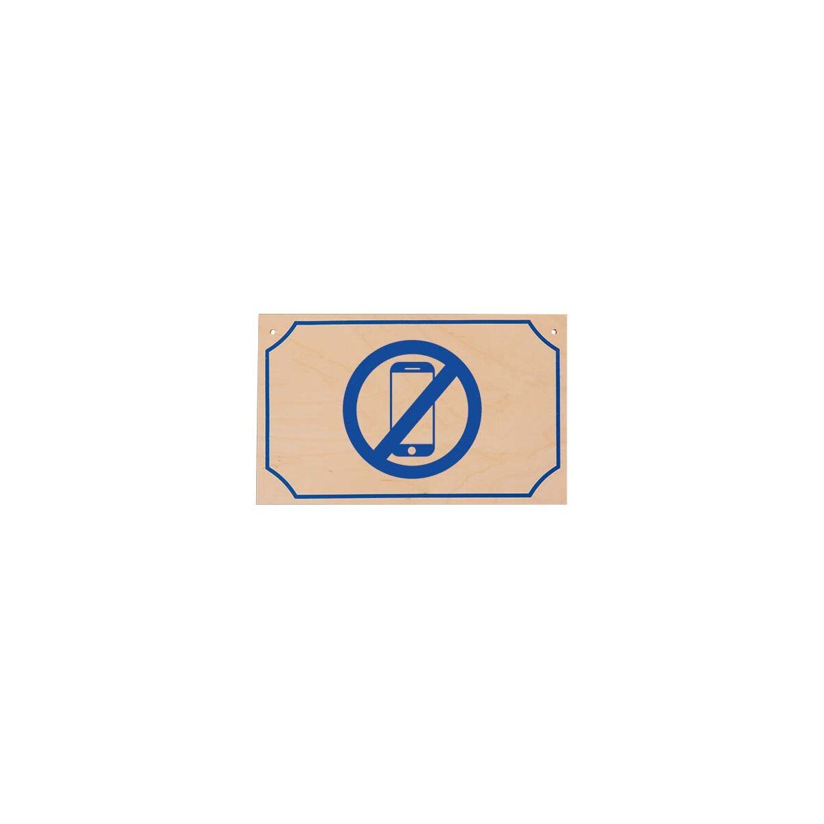 Hinweisschild "Handyfreie Zone", 7,62